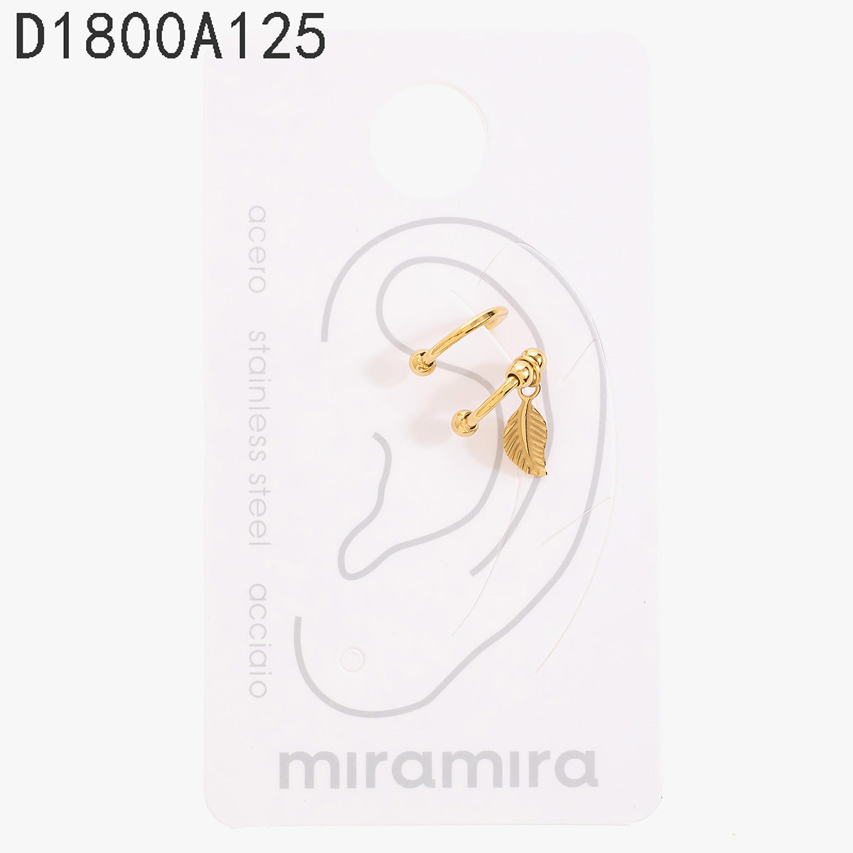 Ear Cuff Pluma – Miramira Jewelry