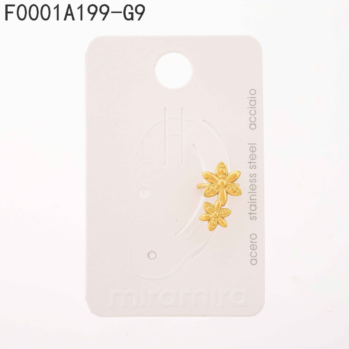 Ear cuff en forma de flores y plantas – Miramira Jewelry