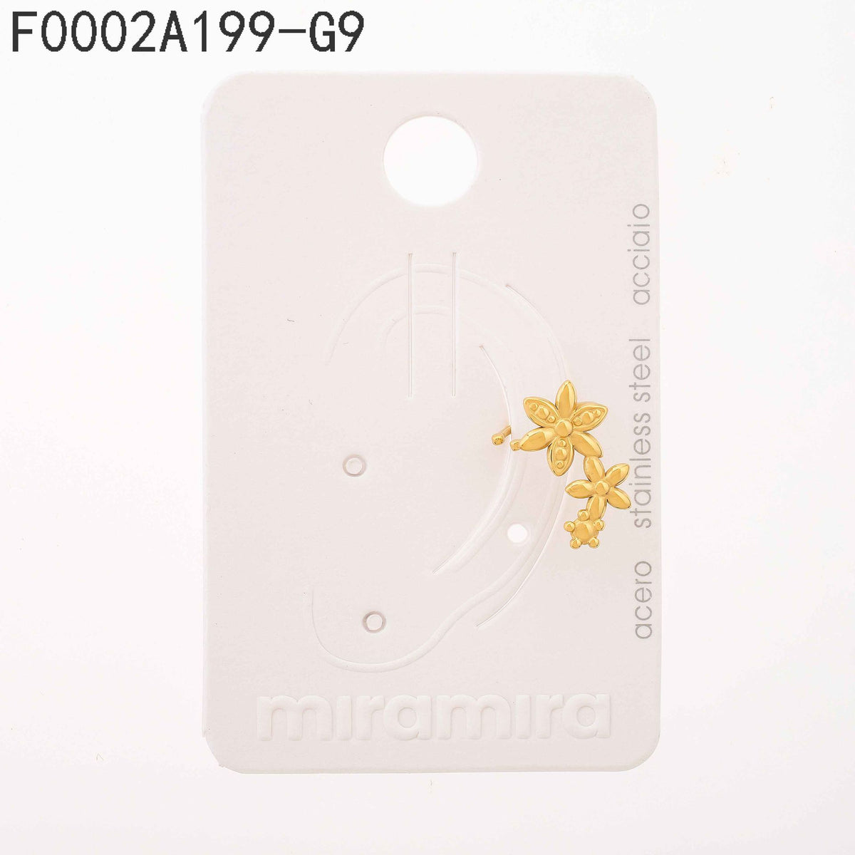 Ear cuff en forma de flores y plantas – Miramira Jewelry