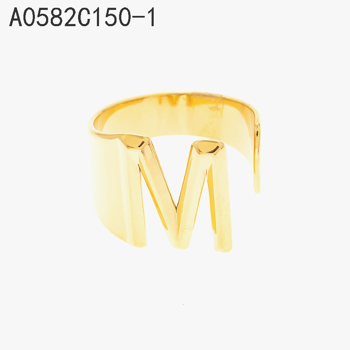 Letter m ring – Miramira Jewelry