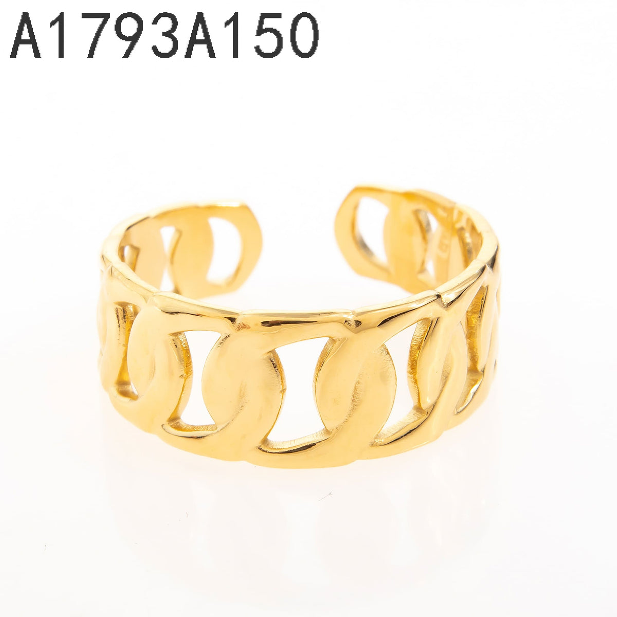 Interlocking stainless steel ring – Miramira Jewelry