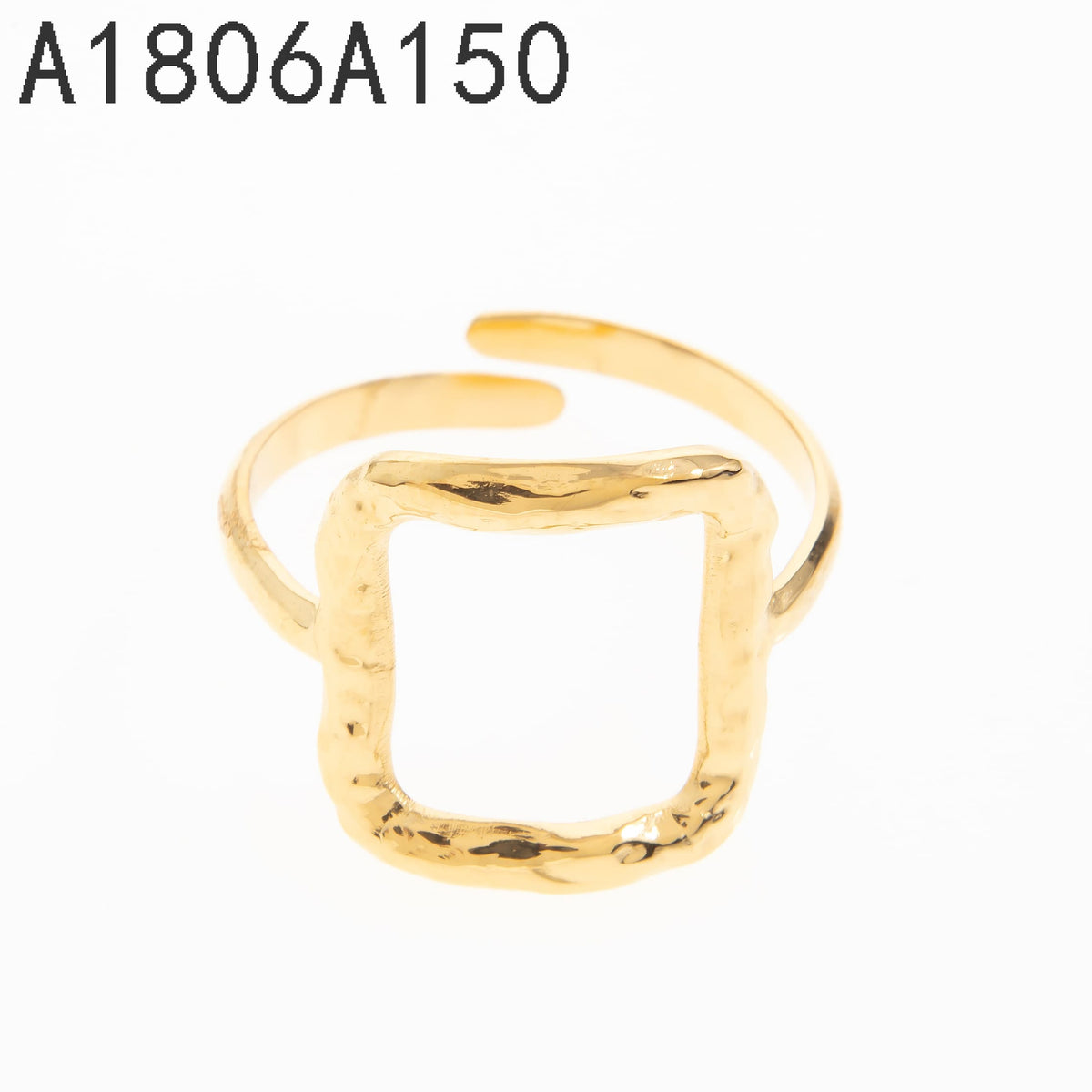 Open square shaped ring – Miramira Jewelry