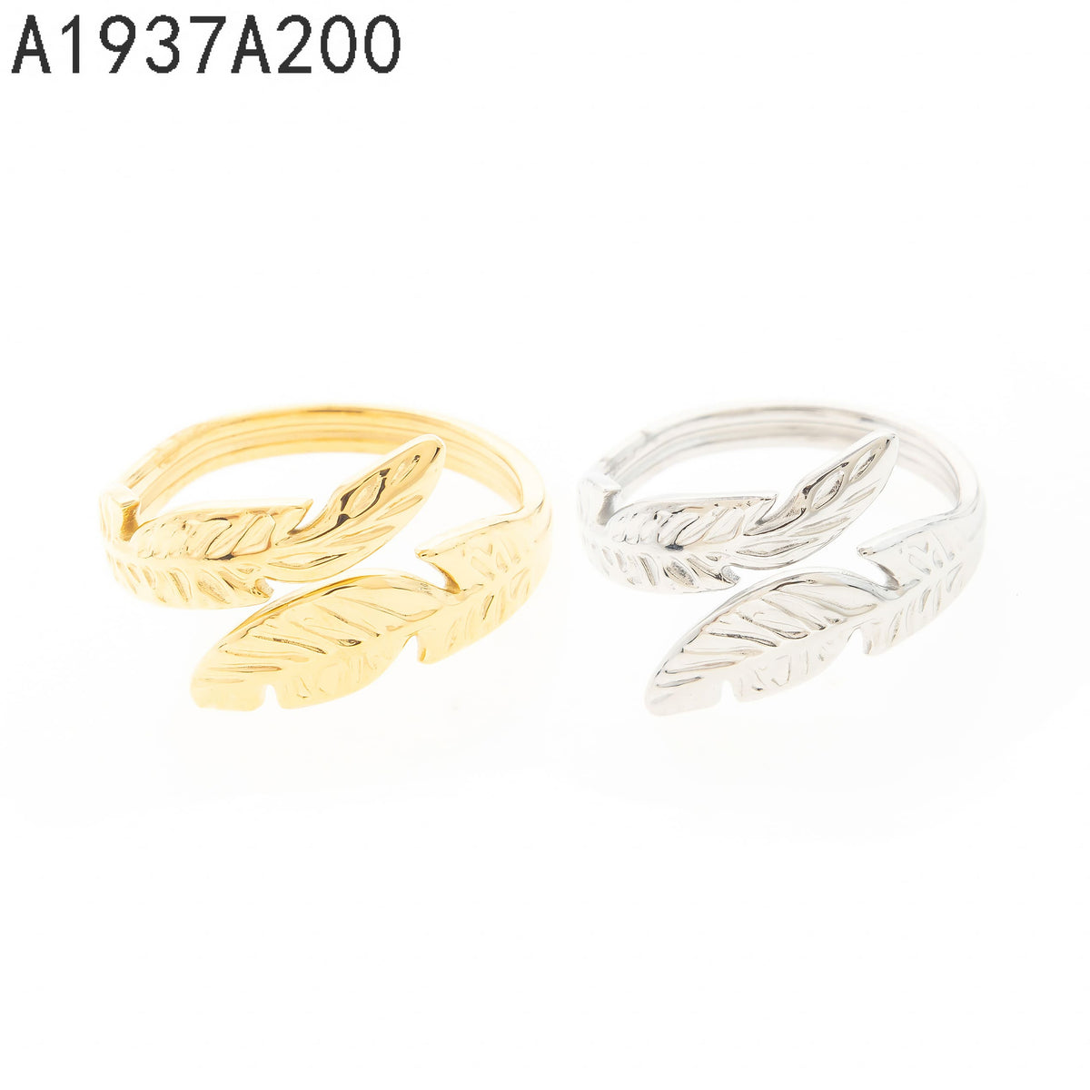 Open ring in the shape of leaves – Miramira Jewelry