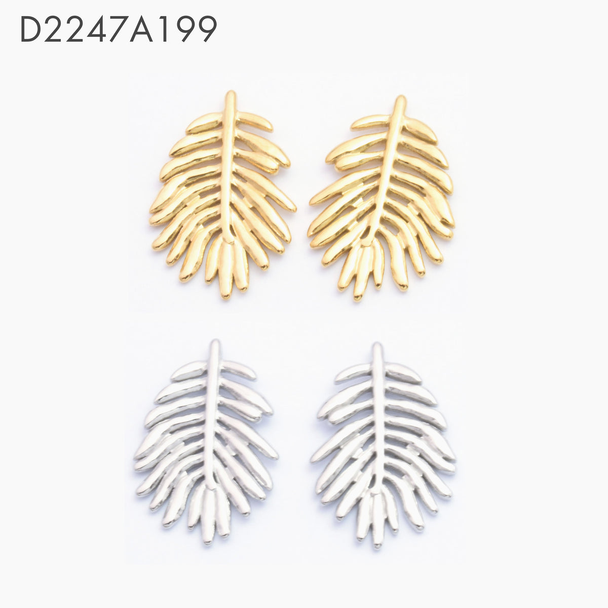 Leaf earring – Miramira Jewelry