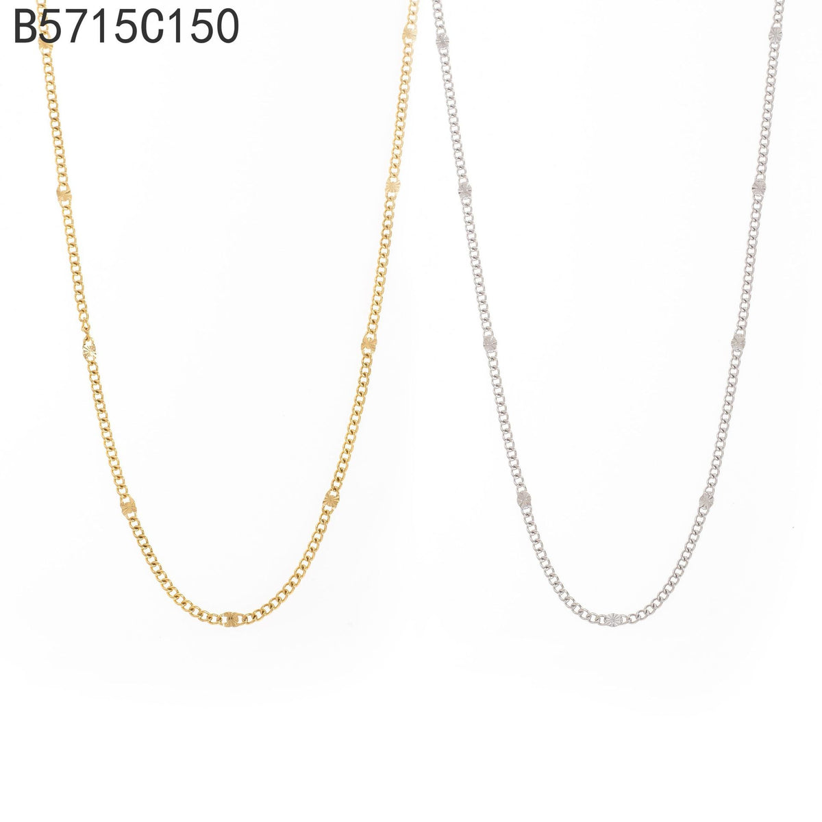 Cadena Curb S colgantes acero inoxidable – Miramira Jewelry